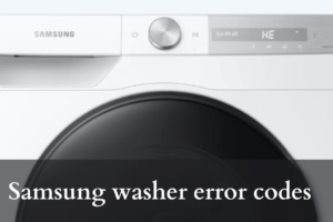 GE Washing Machine Error Codes Explained | Home-Appliance